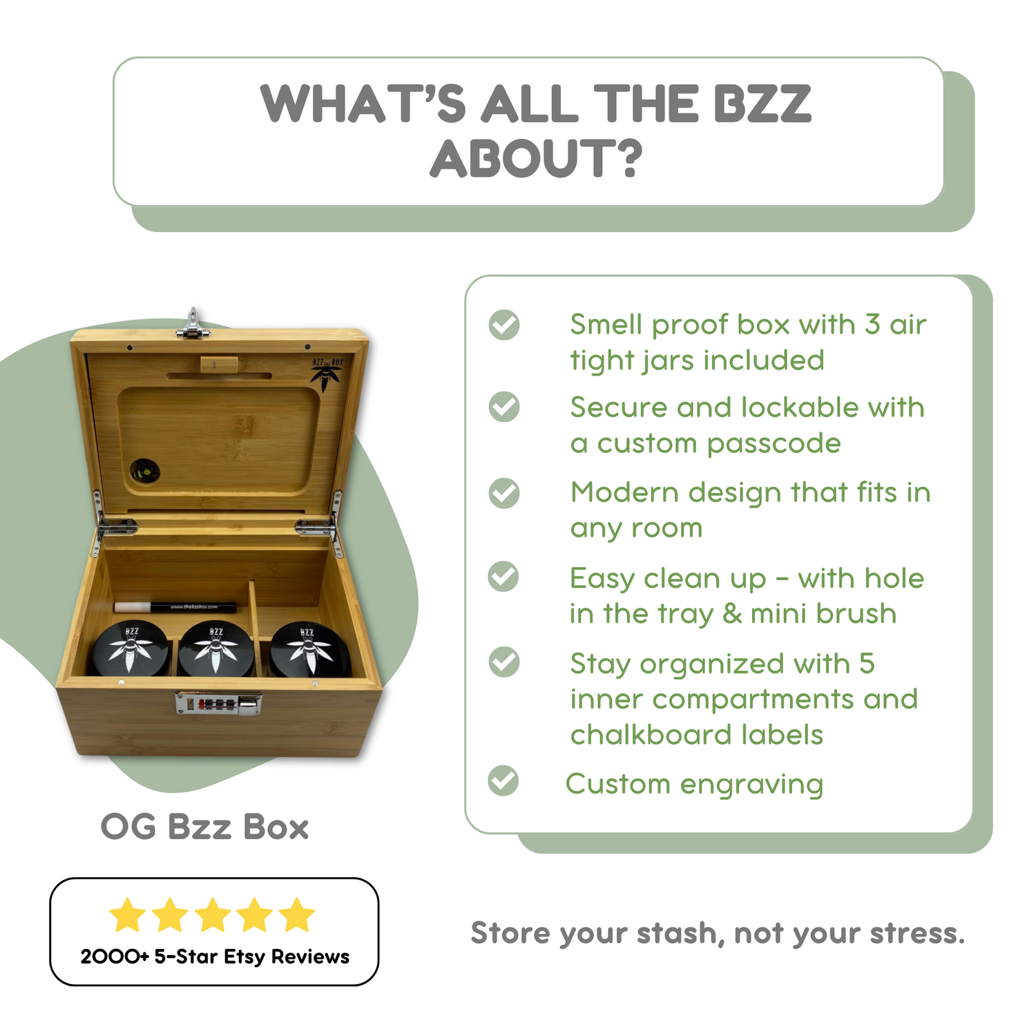 Stash Boxes - Lockable & Smell Proof Boxes, Bzz Box